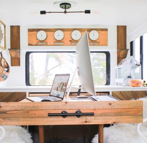 25 Mobile Office Set-Ups to Inspire You to RV Full-Time – Heath & Alyssa