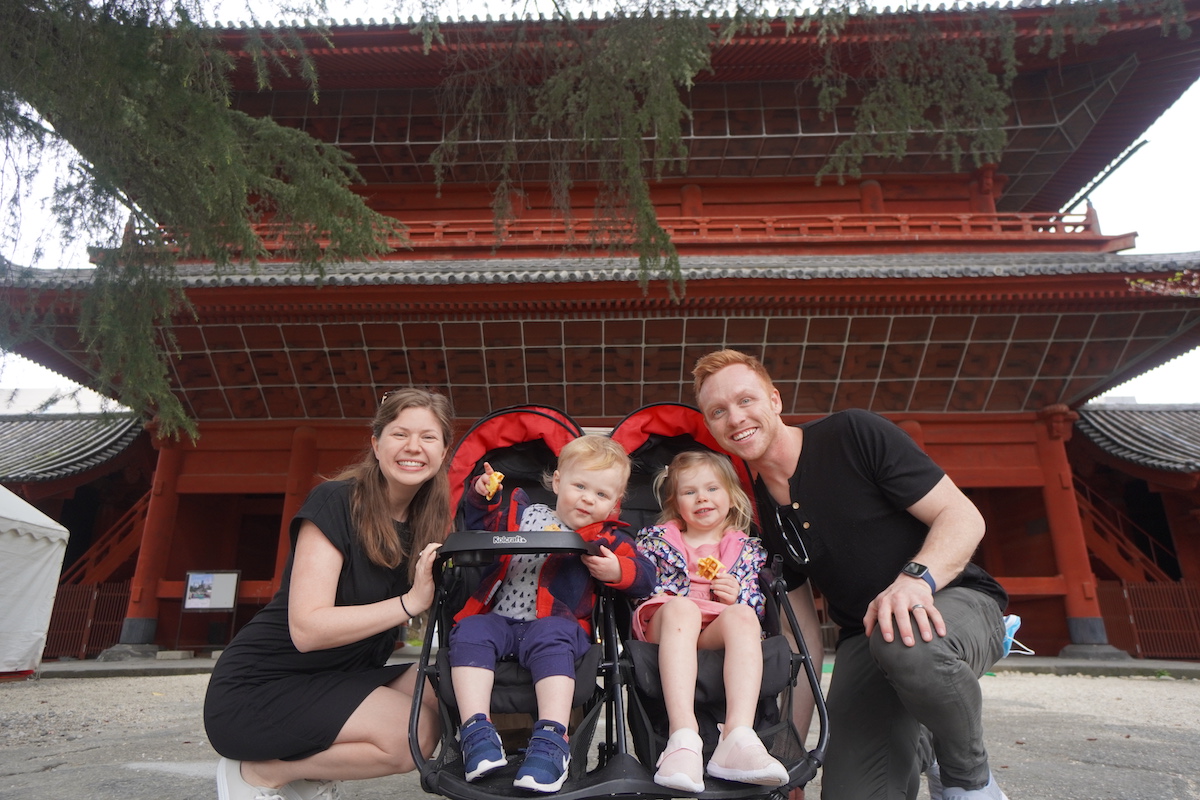 Family in Japan Tokyo Shrine - Heath & Alyssa